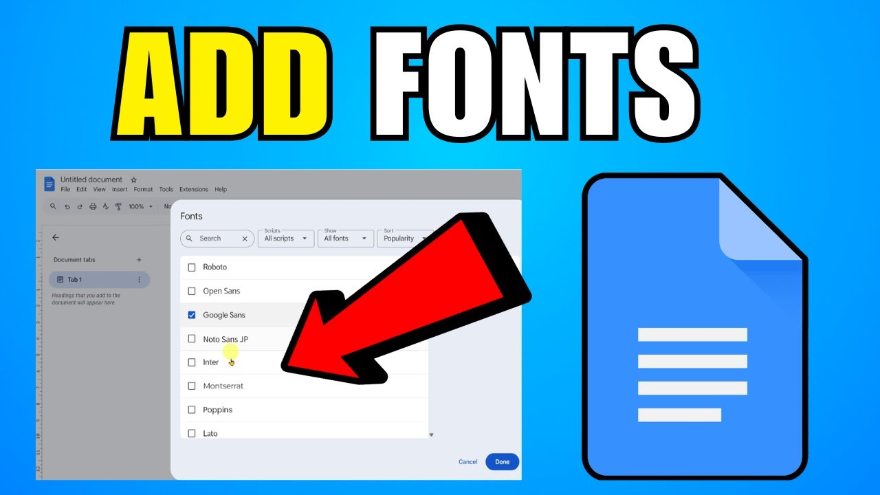 How To Add Fonts On Google Docs 2026 (Complete Guide)