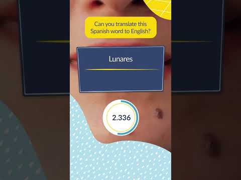 Spanish Quiz: What is 'Lunares' in English? #Short