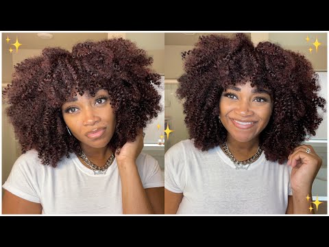 BIG CURLY AFRO TUTORIAL | Crochet Afro Tutorial | Sensationnel Temptation Curl | Winter Hair