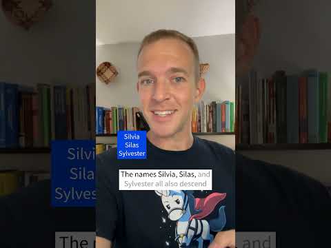 How Silvia, Silas, Sylvester, and Pennsylvania are related #linguistics #language #etymology