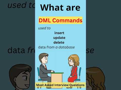 What are DML commands in SQL ? | INSERT, UPDATE, DELETE | Data Manipulation Language