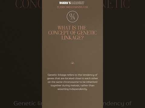 What is the Concept of Genetic Linkage? @Diarasacademy