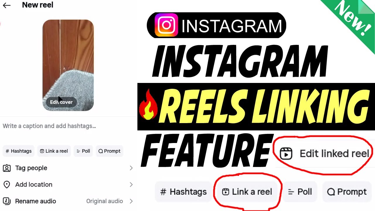 How To Use Instagram Reels Linking Feature | Link a Reel Update