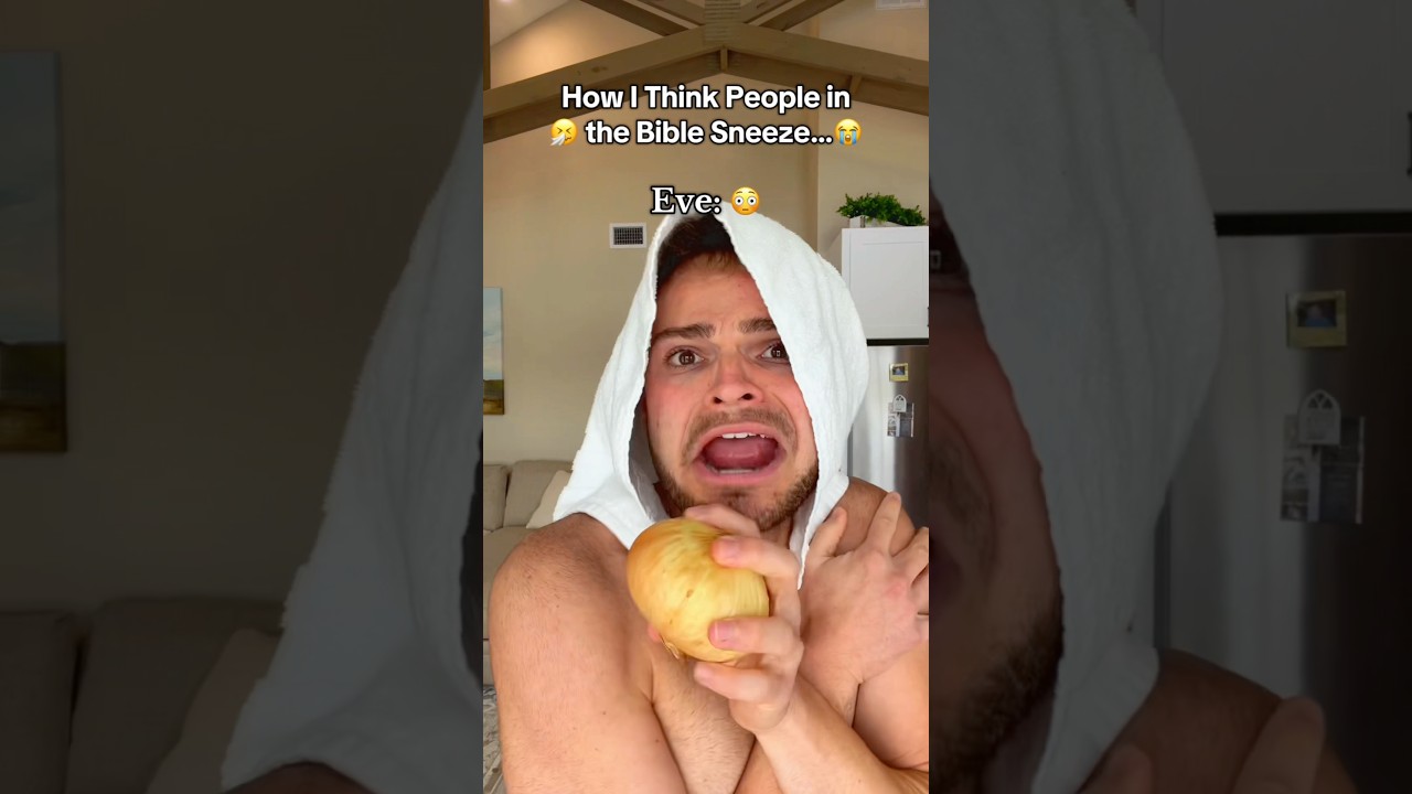 How I Think Bible Characters SNEEZE…🤧✝️🤣 #JesusLovesYou #Christian #Jesus #God #Funny