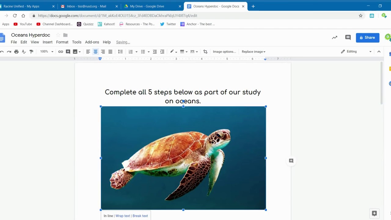 Google Docs - Docs Making a Hyperdoc