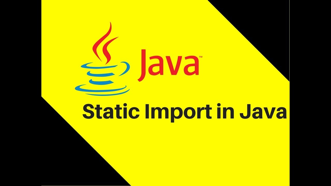 7.17 Static Import in Java
