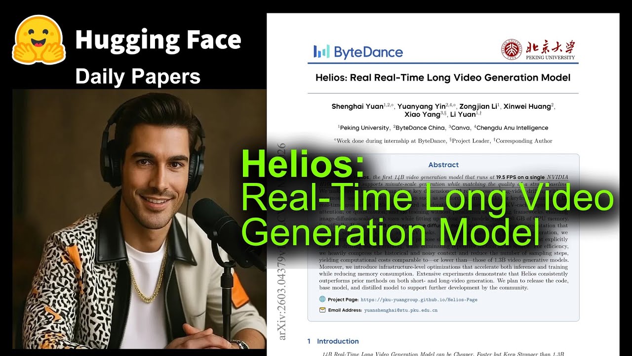 Helios: Real-Time Long Video Generation Model