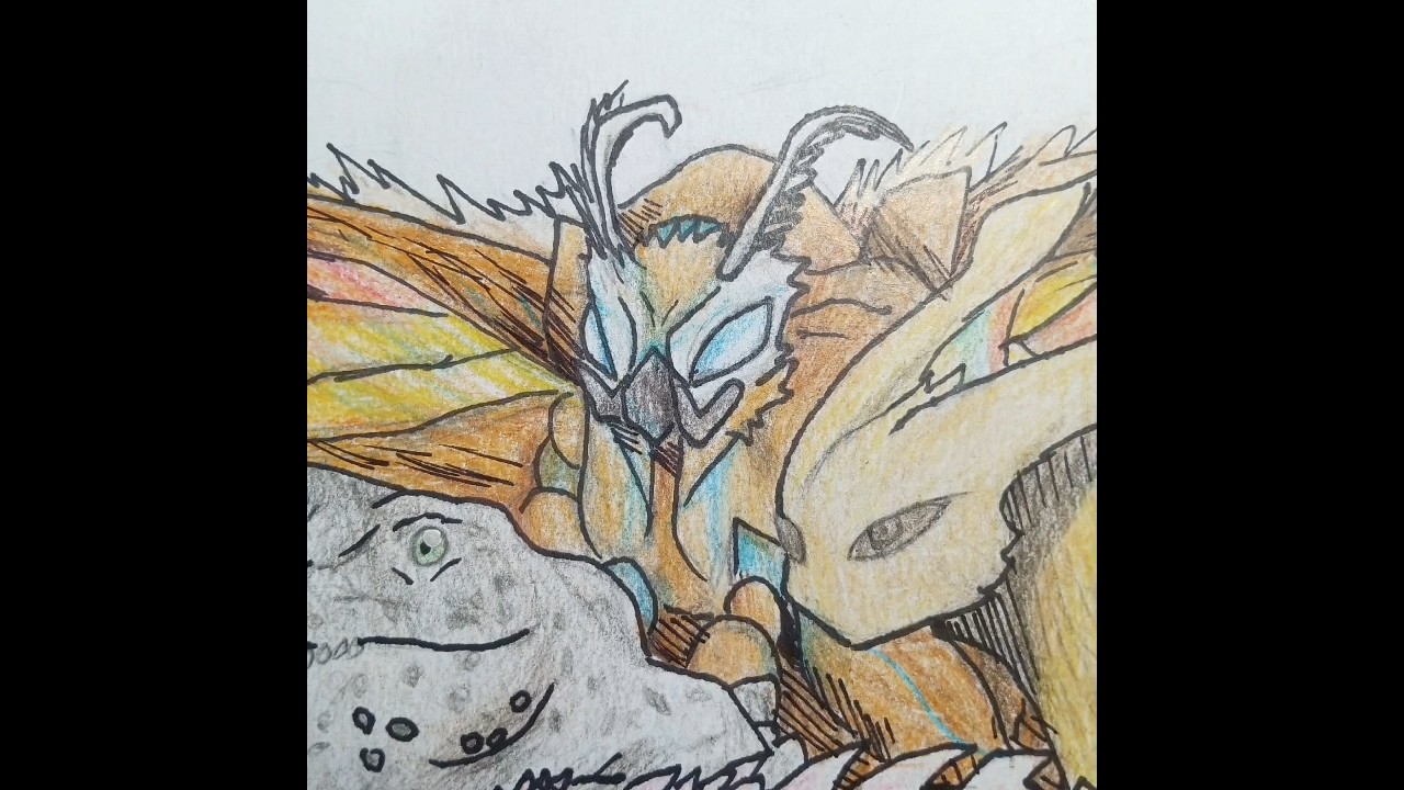 Day 5 of Drawing Every Godzilla Character! | Mothra 2024 #godzillaxkongthenewempire