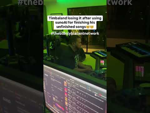 🤖 (ai) shocks music producer #timbaland #beats #sunoai #musicproduction