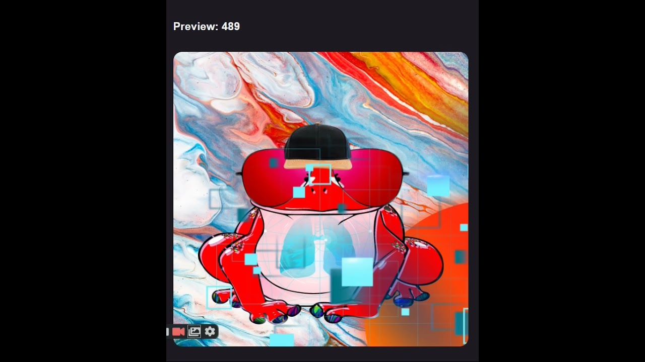 New Upcoming NFT Frog Art Collection Trippy Psychedelic Frogs