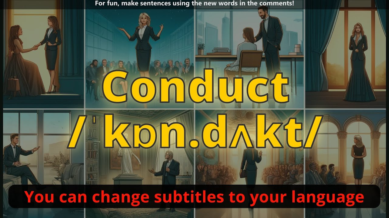 Conduct meaning with 5 examples