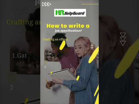 What is Job Specification?