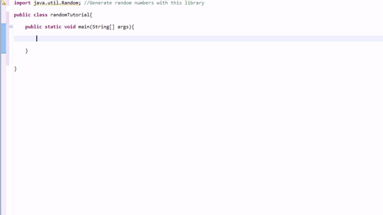 Learning Java: Part 8: Generating Random Numbers