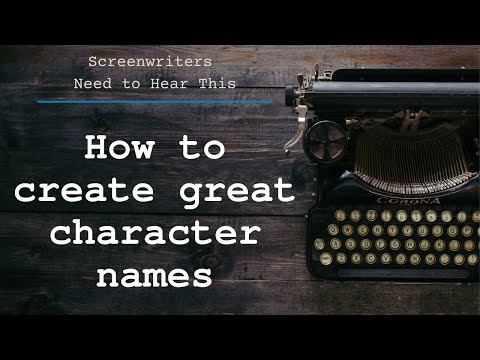 How to create great character names