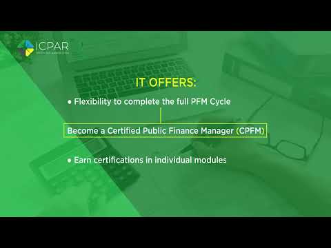 Certificate in Public Finance Management (CPFM)!
