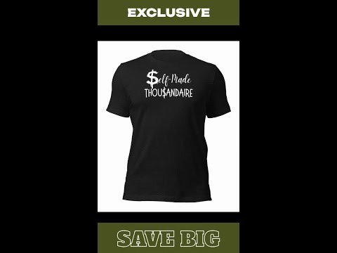 Self-Made Thousandaire T-Shirt – Because Every Empire Starts Somewhere