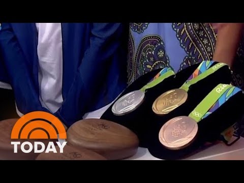 Olympic Gold, Silver, Bronze Medals Unveiled On TODAY | TODAY