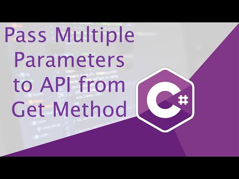 How to pass multiple parameters in api url using get method