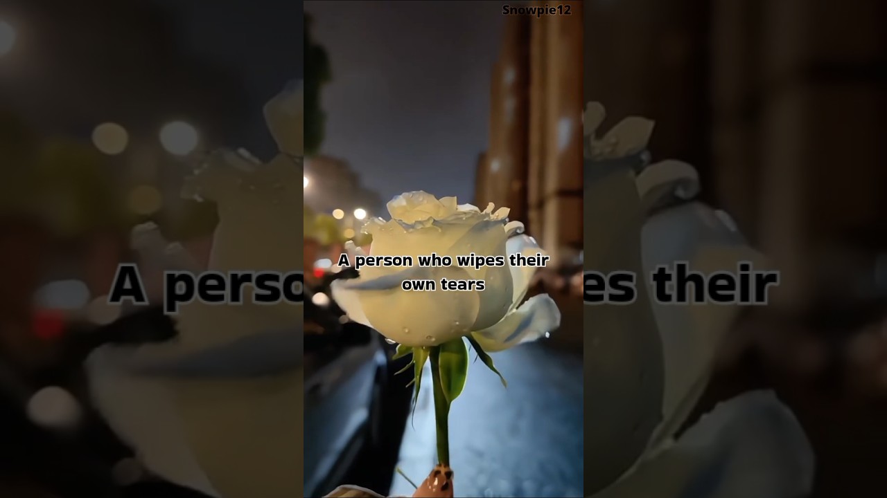 They secretly wipe their own tears