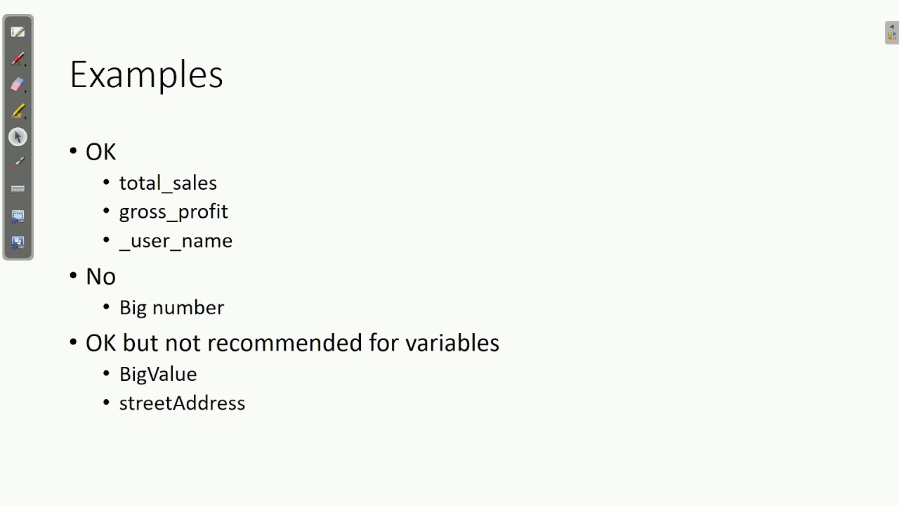 006 - Variable Names in Python