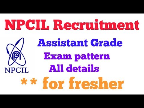 NPCIL Recruitment - assistant grade(fresher) 2018