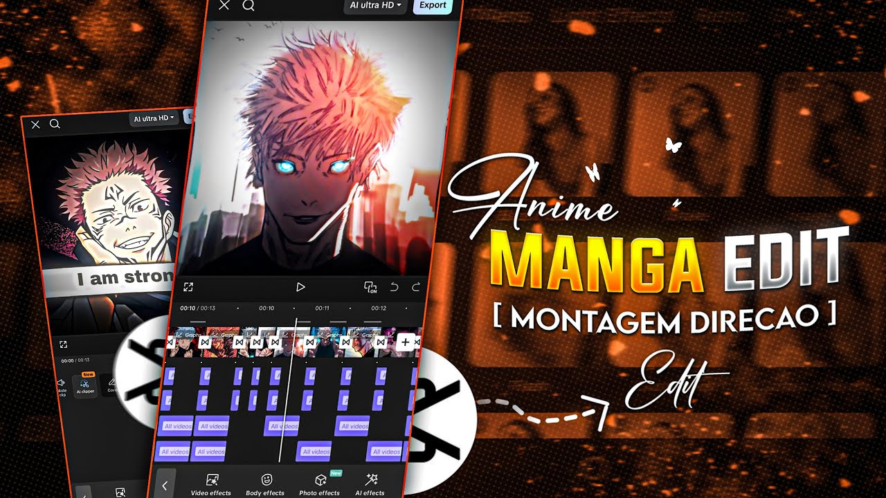 How to make Anime manga edit tutorial in capcut | Edit with GK