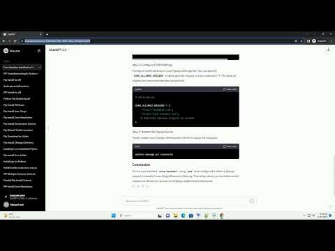 pip install cors headers