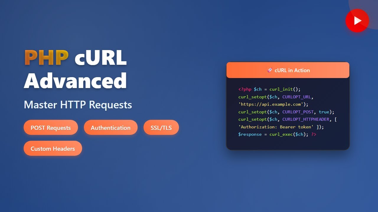 PHP cURL Advanced: Master HTTP Requests, Authentication & SSL