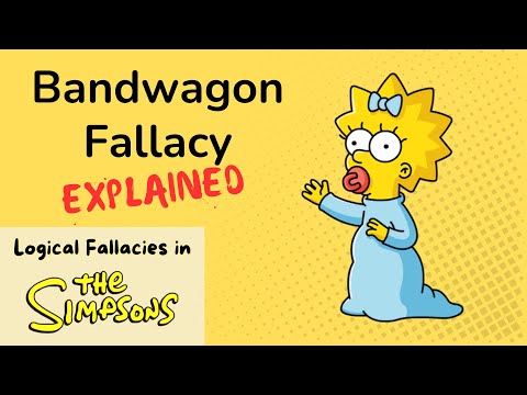 Bandwagon Explained with "The Simpsons" | Logical Fallacies in TV Shows
