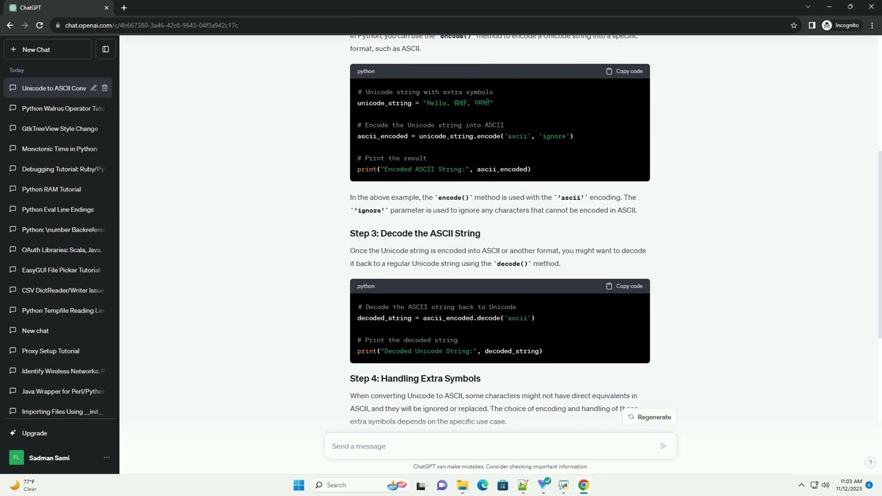 Convert a Unicode string to a string in Python containing extra symbols