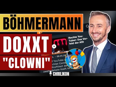 ZDF-Böhmermann jagt YouTuber @Clownswelt, doxxed ihn & zerstört sein Leben!