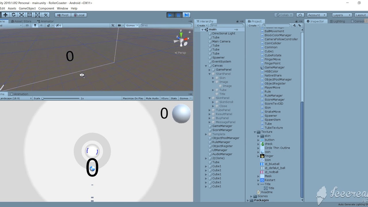 Source Code, Unity, Vortex Rolly Game