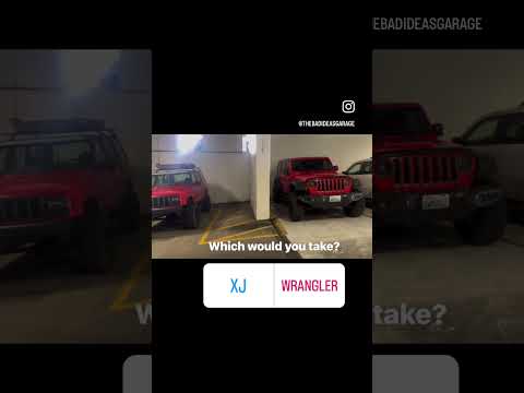Classic #jeep #xj or modern #jeepwrangler ? I’ll take the #jeepcherokee please. #jeepxj #offroad