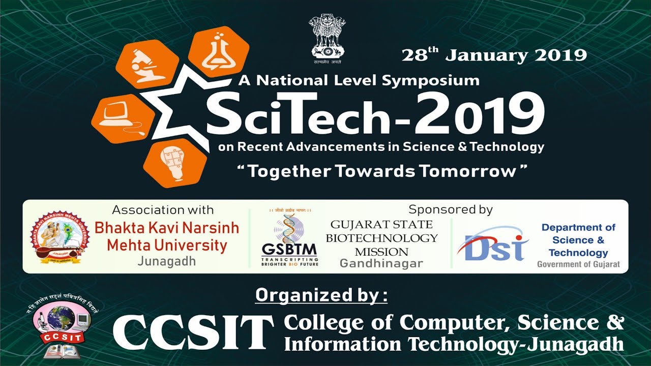 CCSIT SciTech 2019 - BSc, BCA, BSc(IT), DMLT, MSc(Micro), MSc(Chem), MSc(IT)