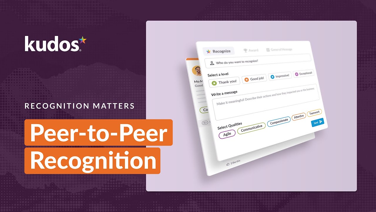Peer to Peer Recognition Feature