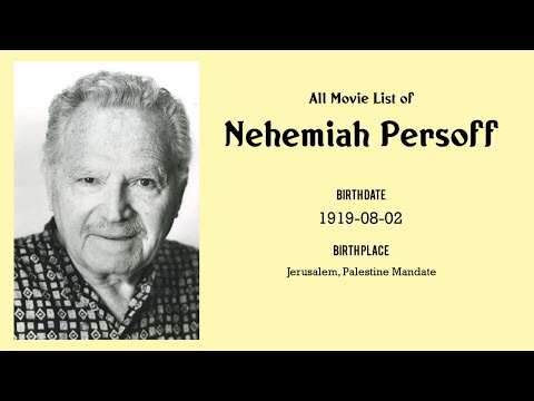 Nehemiah Persoff Movies list Nehemiah Persoff| Filmography of Nehemiah Persoff