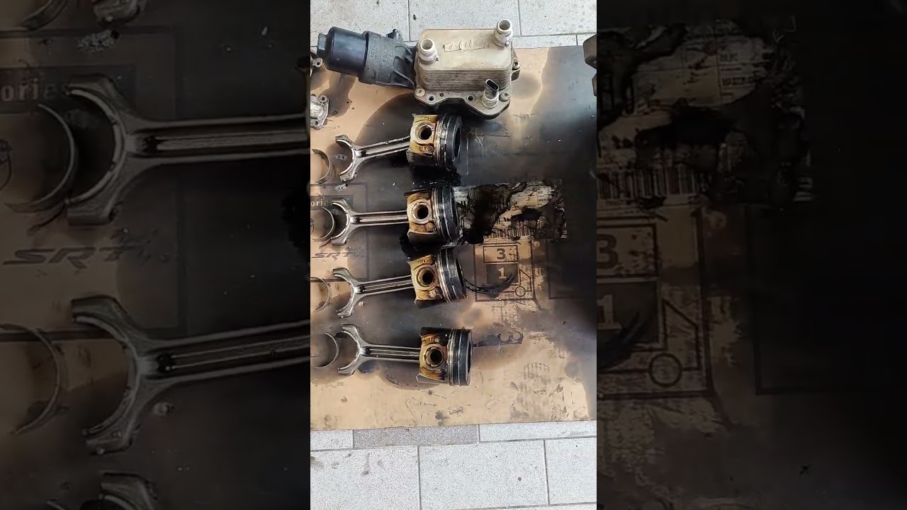 Disassembled Alfa Romeo Giulia 2.2 diesel engine #mechanic #alfa #alfaromeo