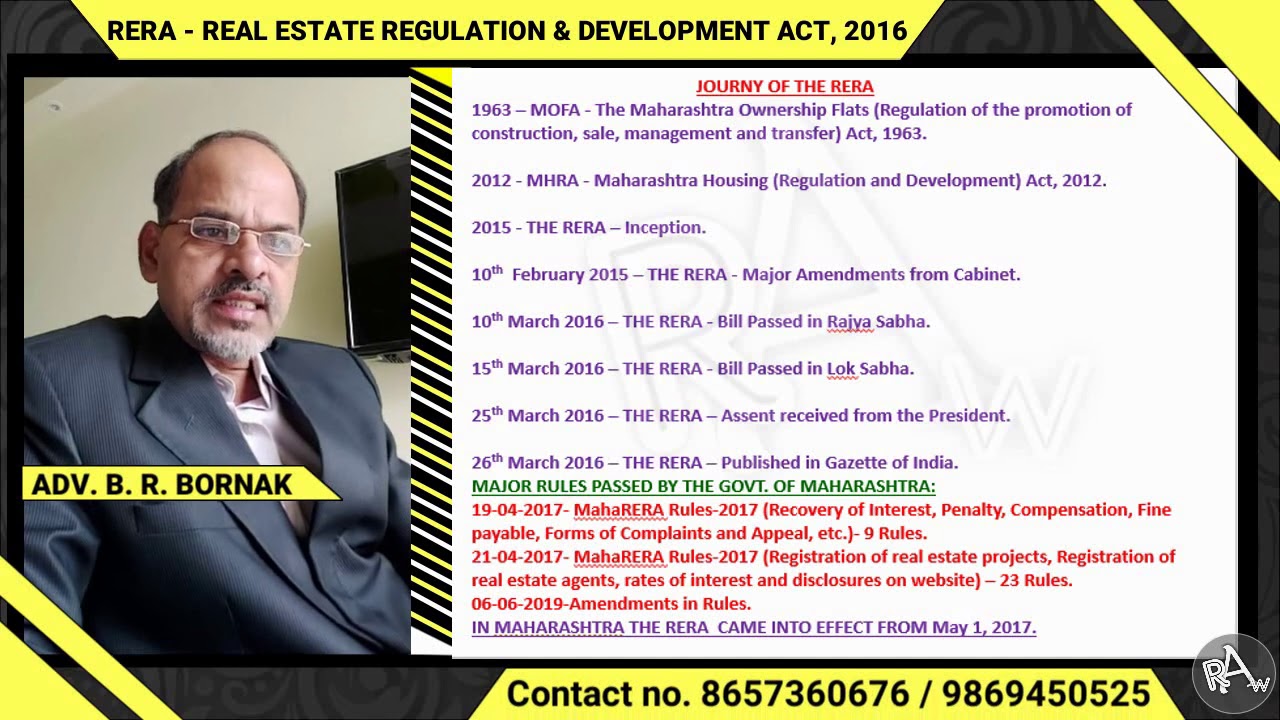 RERA   Part 1 Intro & impotant definition