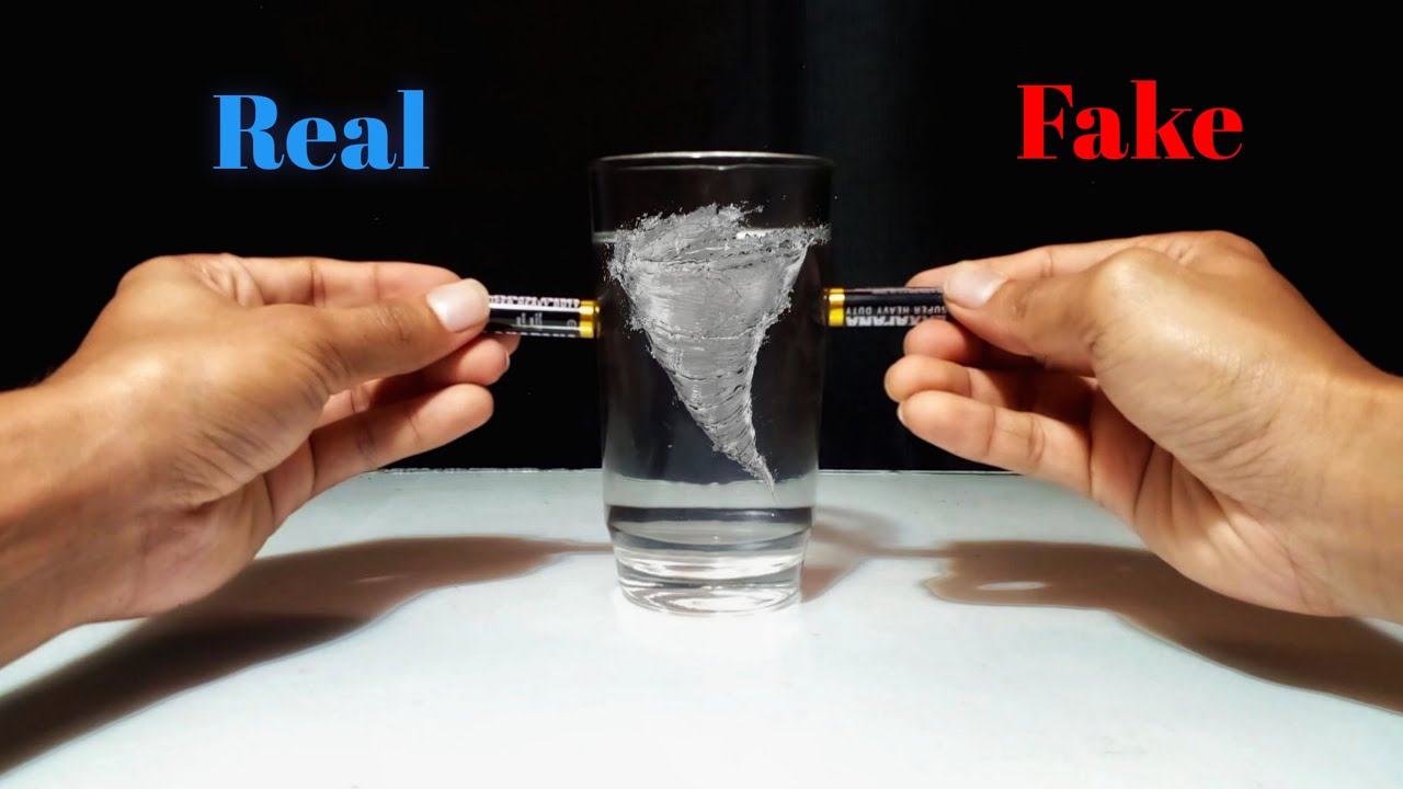 Can You Really Create a Tornado with Batteries and Water? | Real Or Fake