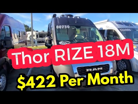 NEW 2022 Thor RIZE 18M Class B Motorhome | $422 Per Month or $80,730