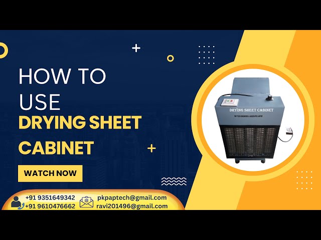 Paper Sheet Drying Cabinet - Sheet Drying Cabinet for Paper and Pulp ...