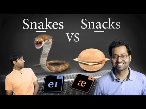 Snakes vs Snacks | Introduction to English Phonemes | Producing Sounds Correctly
