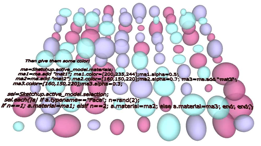 Ruby Script Application in Sketchup