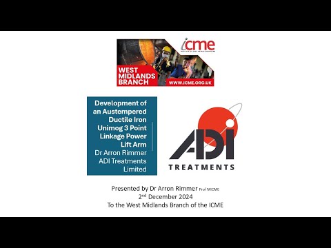 2024 12 02 19 30 ICME West Midlands Branch Technical Seminar 2nd December 2024