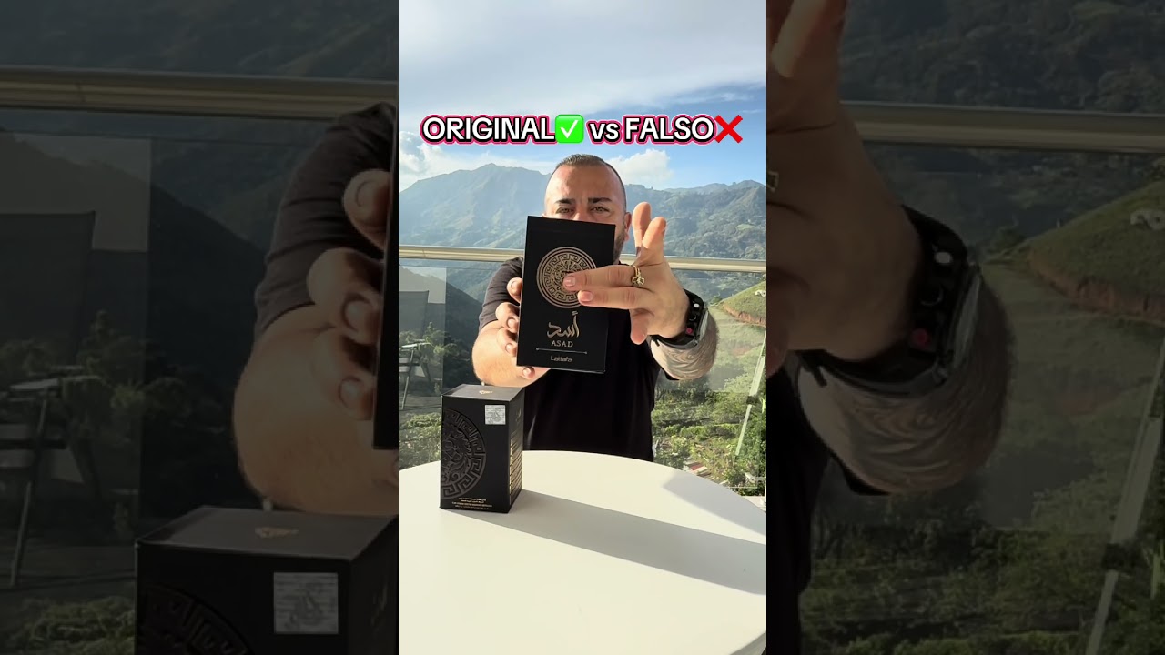 The difference between original and fake by ased lattafa #perfume  #perfumereviews #luxuryperfumes