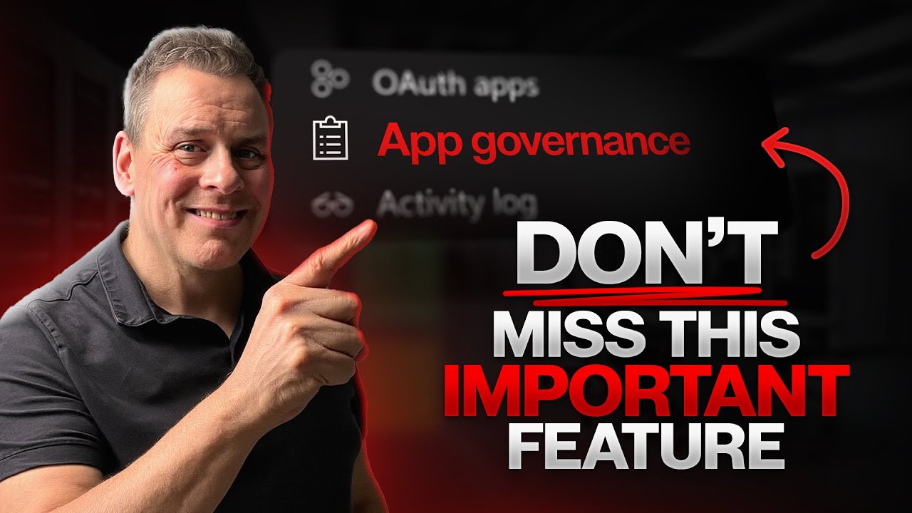 Microsoft 365 - Get Started with Microsoft App Governance