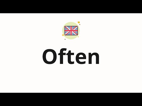 How to pronounce Often
