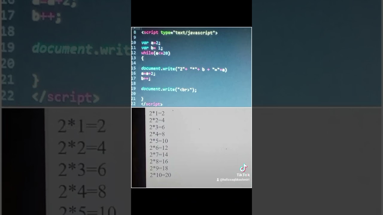 How to make multiplication table generator in Javascript | Javascript multiplication table generator