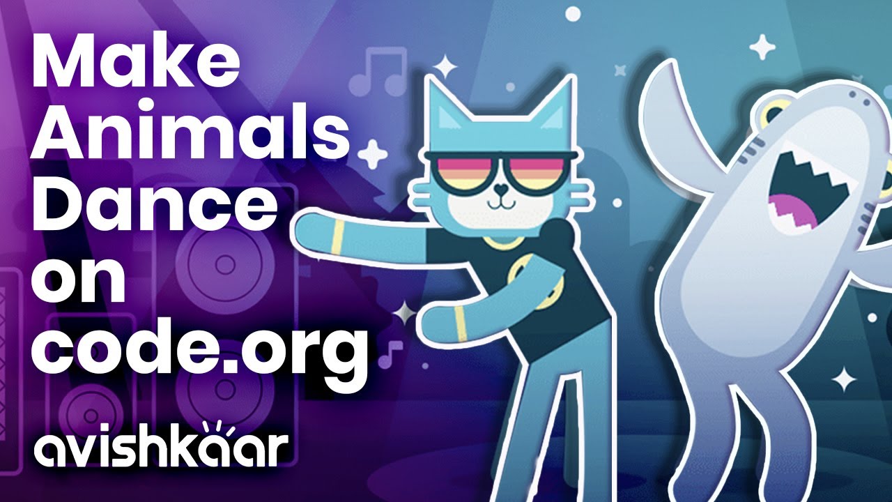 Dancing Characters with Coding | code.org Tutorial | Coding Projects on code.org