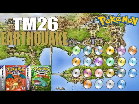 How to Get TM26 Earthquake in Pokemon FireRed/LeafGreen